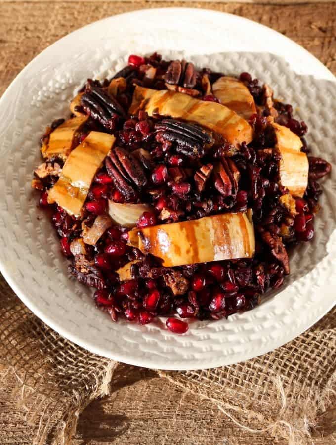 Black Rice Quinoa Pea salad | Homemade Food Junkie