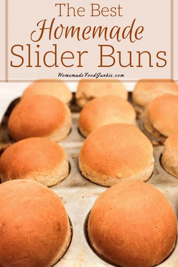 Big and fluffy Slider Buns Recipe | Homemade Food Junkie