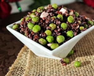Black Rice Quinoa Pea Salad | Homemade Food Junkie