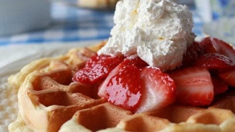Heavenly Light and Crispy Waffles Recipe | Homemade Food Junkie