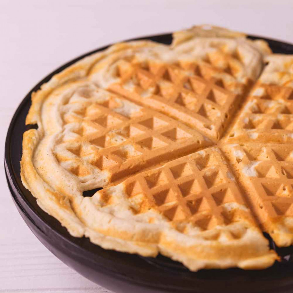 Sweet Heart Waffles Recipe | Homemade Food Junkie