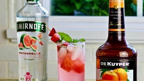 Watermelon Peach Cocktail - Homemade Food Junkie