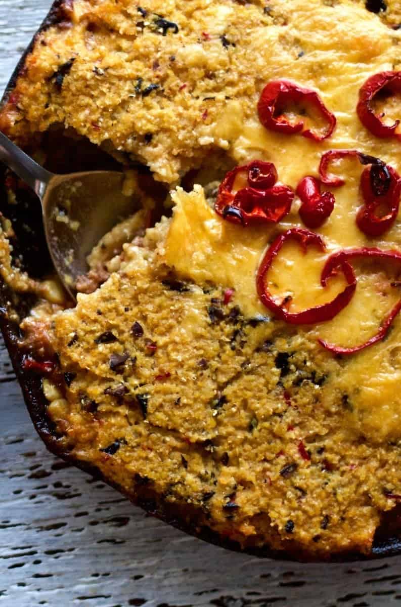 Tamale Pie Ground Beef Casserole Recipe | Homemade Food Junkie