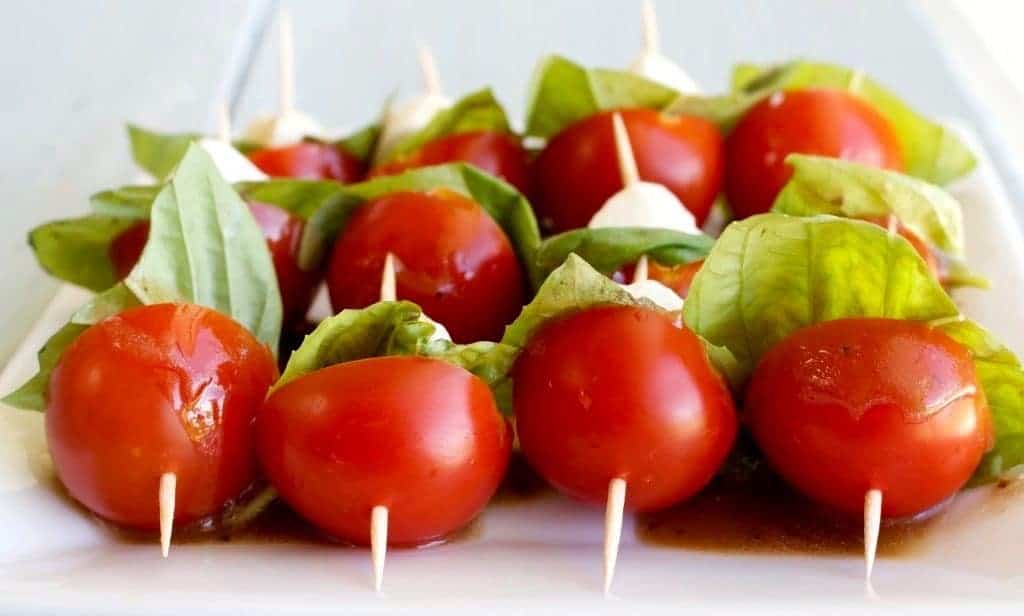 Caprese Salad Bites Appetizer Recipe-Homemade Food Junkie