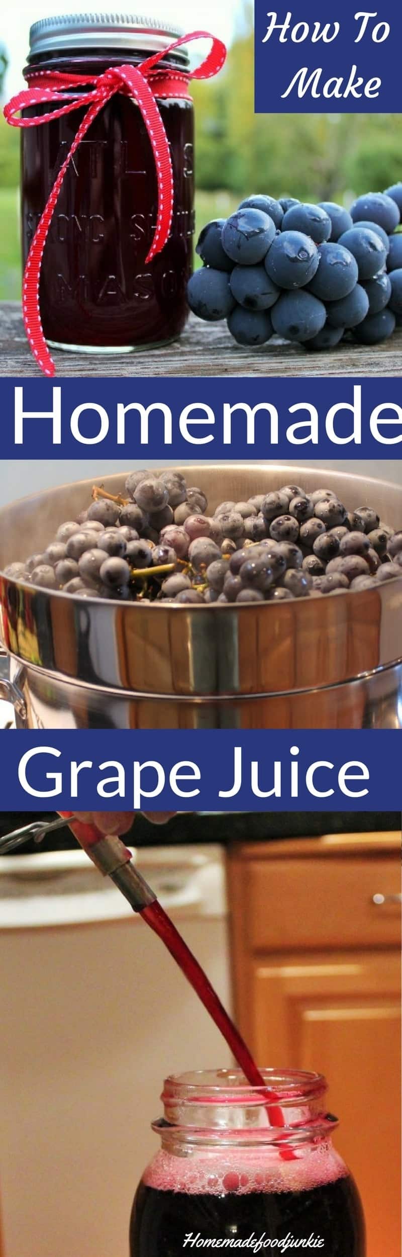 Jus de raisin fait maison