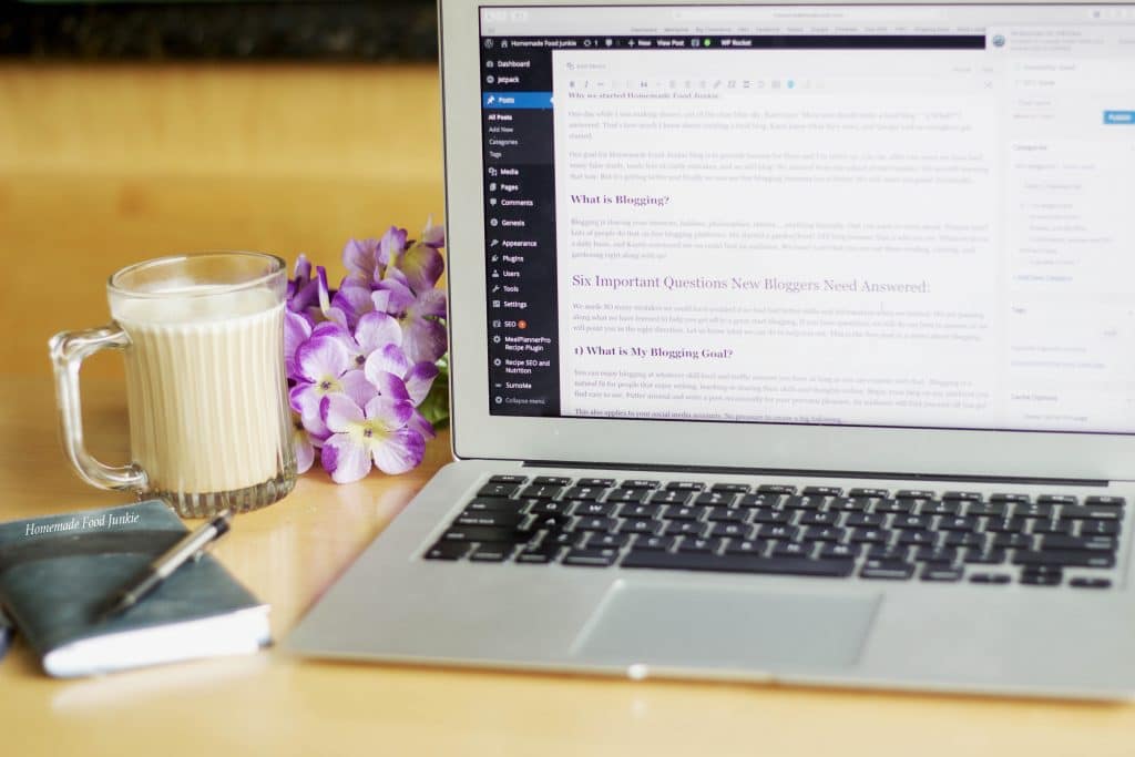 6 Important Things to know before creating a Blog | Homemade Food Junkie