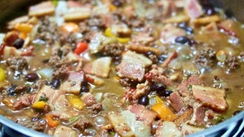 Smoky Moose Meat Skillet Dinner | Homemade Food Junkie