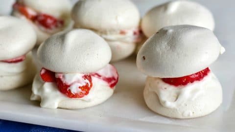 Double Stuffed Berry Meringues | Homemade Food Junkie