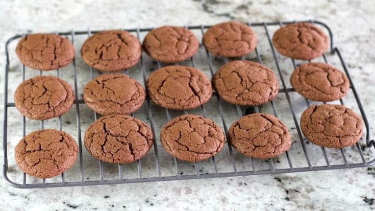 Chewy Chocolate Cookies with baking powder Recipe