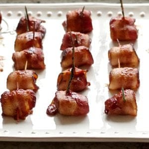 Bacon Wrapped Water Chestnuts Appetizers | Homemade Food Junkie