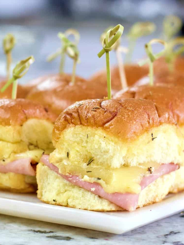 Ham and Cheese Sliders | Homemade Food Junkie