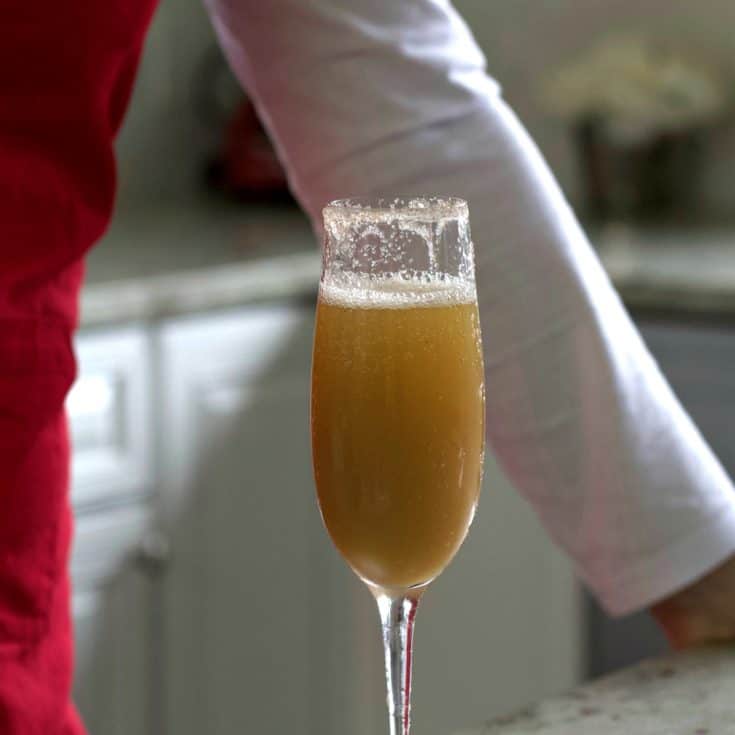 Cinnamon Pear Mimosa Recipe | Homemade Food Junkie