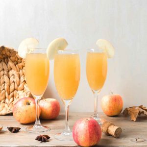 Apple Cider Mimosa Champagne Cocktail | Homemade Food Junkie
