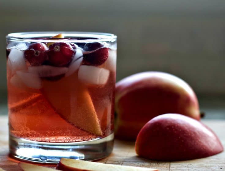 Cranberry Apple Whiskey Cocktail Recipe | Homemade Food Junkie