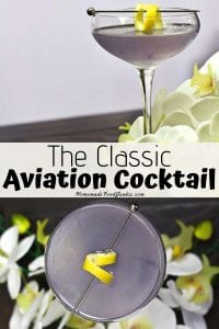 The Classic Aviation Cocktail Recipe | Homemade Food Junkie