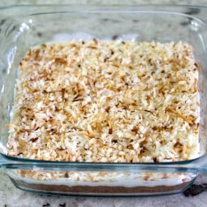 Toasted Coconut Lemon Bars Dessert Recipe | Homemade Food Junkie