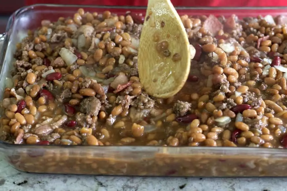 Hamburger Bean Casserole-Homemade Food Junkie