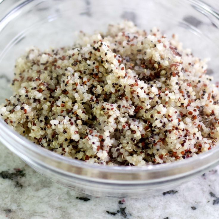 Black Rice Quinoa Pea Salad | Homemade Food Junkie