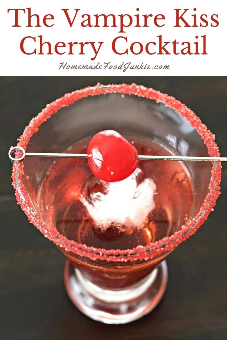 Vampire's Kiss Cocktail Recipe | Homemade Food Junkie