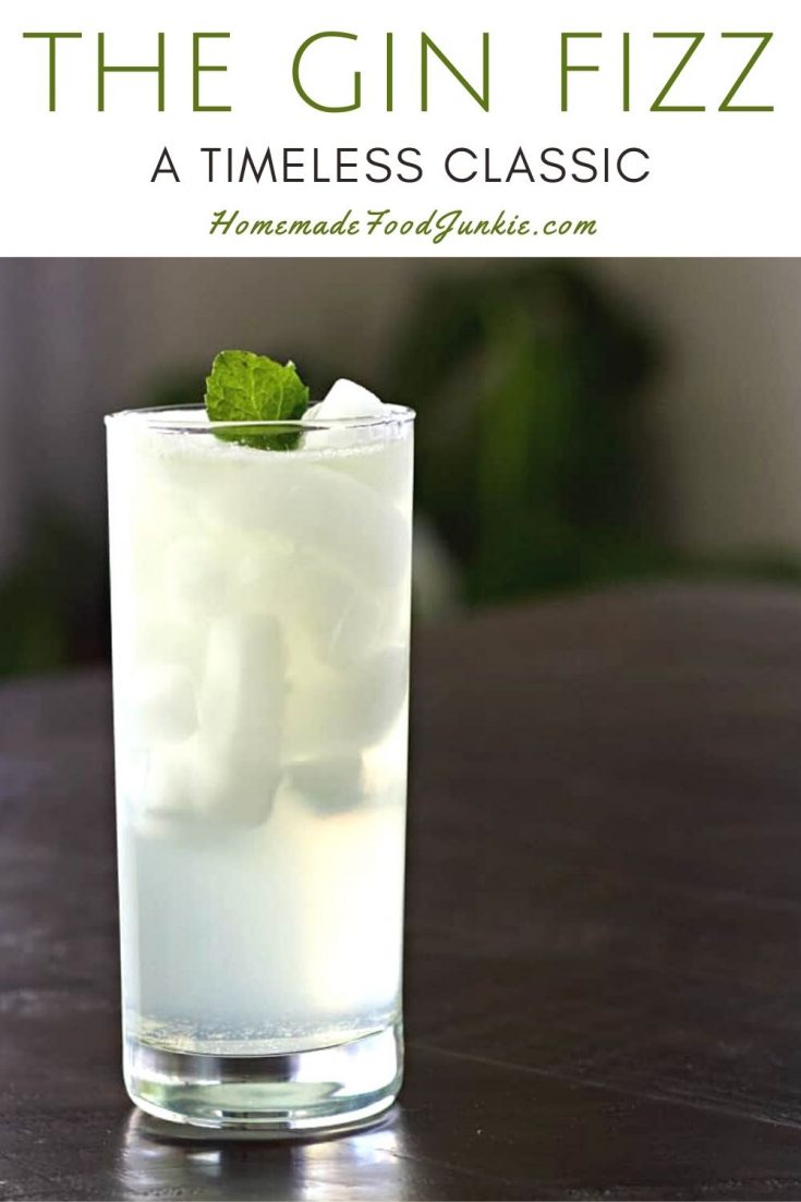 Classic Gin Fizz Recipe and Variations | Homemade Food Junkie