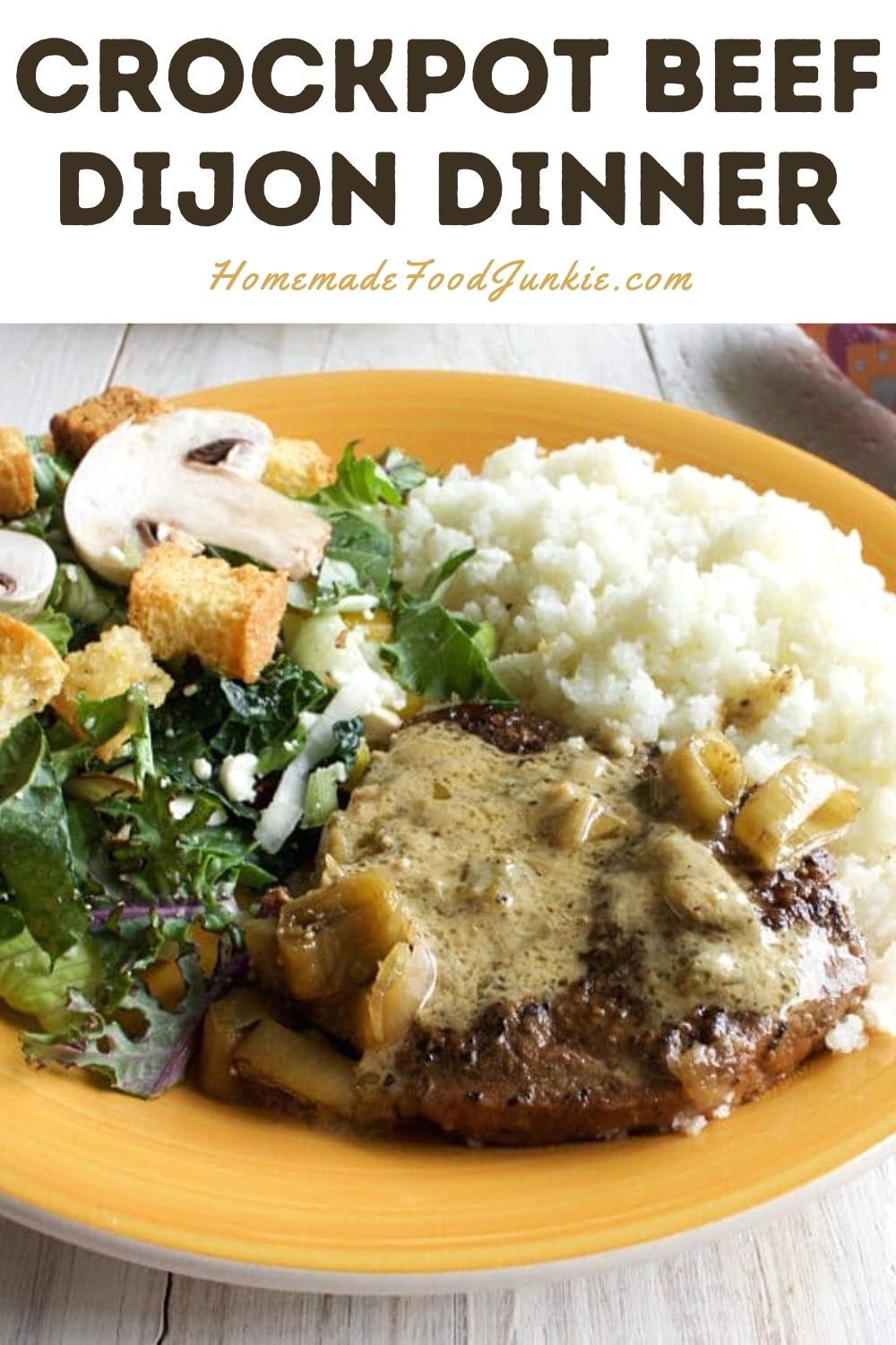 Slow Cooker Beef Dijon | Homemade Food Junkie