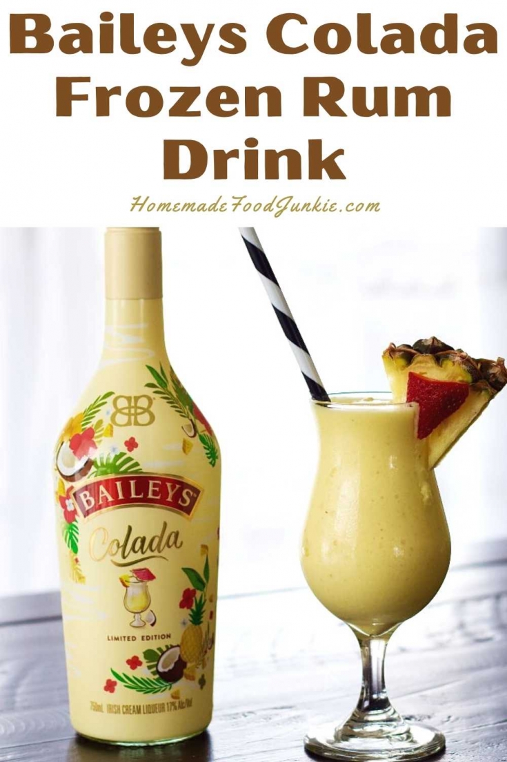 Baileys Colada Frozen Rum Drink | Homemade Food Junkie