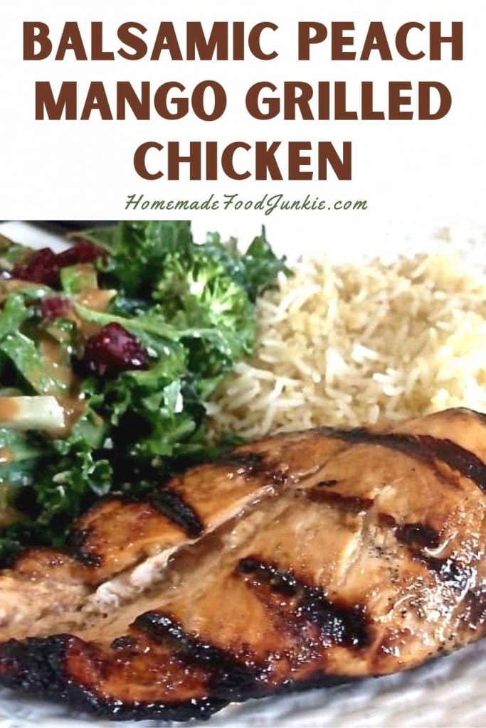 Peach Mango Grilled Chicken | Homemade Food Junkie