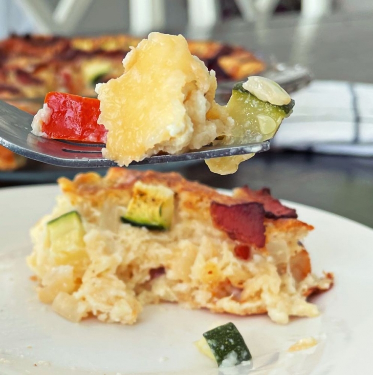 Bisquick Zucchini Pie-Homemade Food Junkie