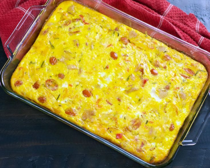 Bacon Frittata Recipe oven baked-Homemade Food Junkie