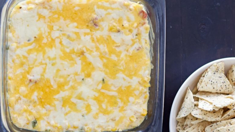 Roasted Corn Dip Recipe-Homemade Food Junkie