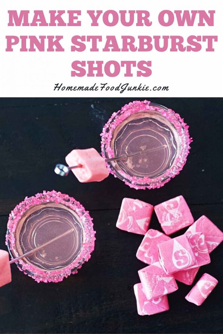 Pink Starburst Shots | Homemade Food Junkie