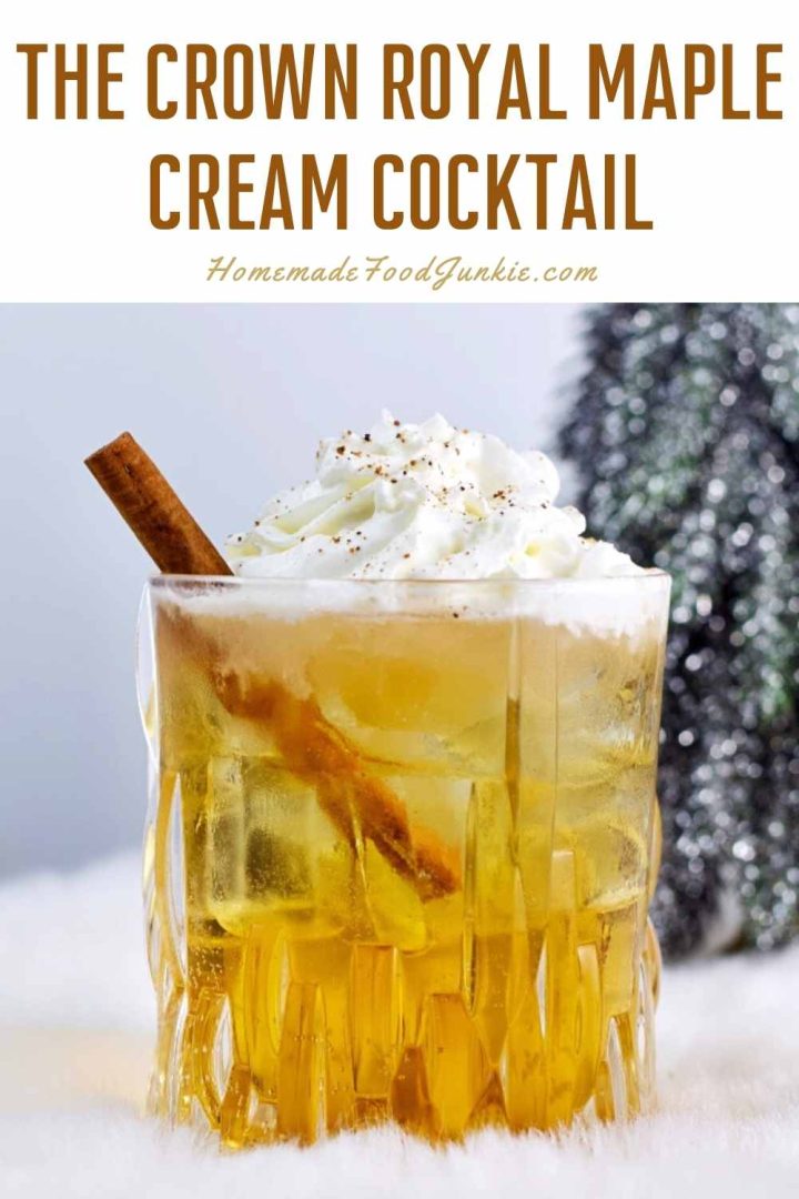 Crown Royal Maple Cream Cozy Cocktail | Homemade Food Junkie