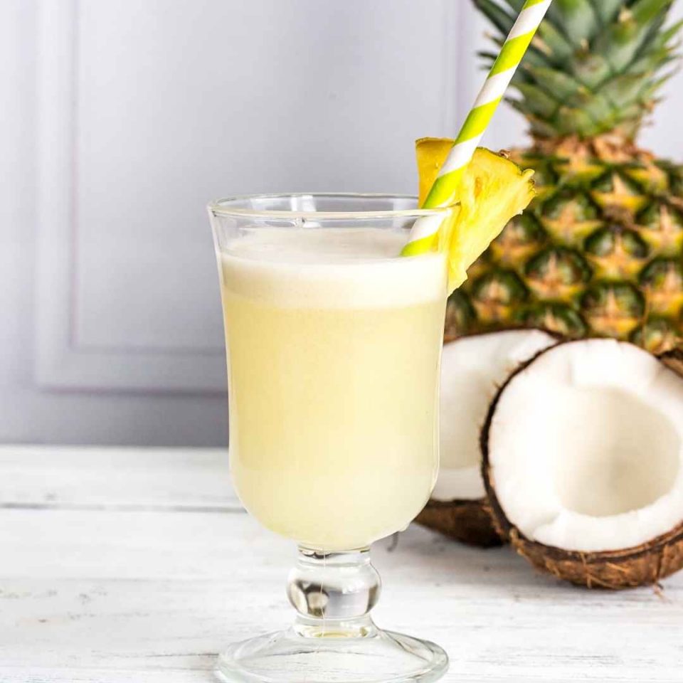 Healthy Pina Colada Smoothie Recipe - Homemade Food Junkie