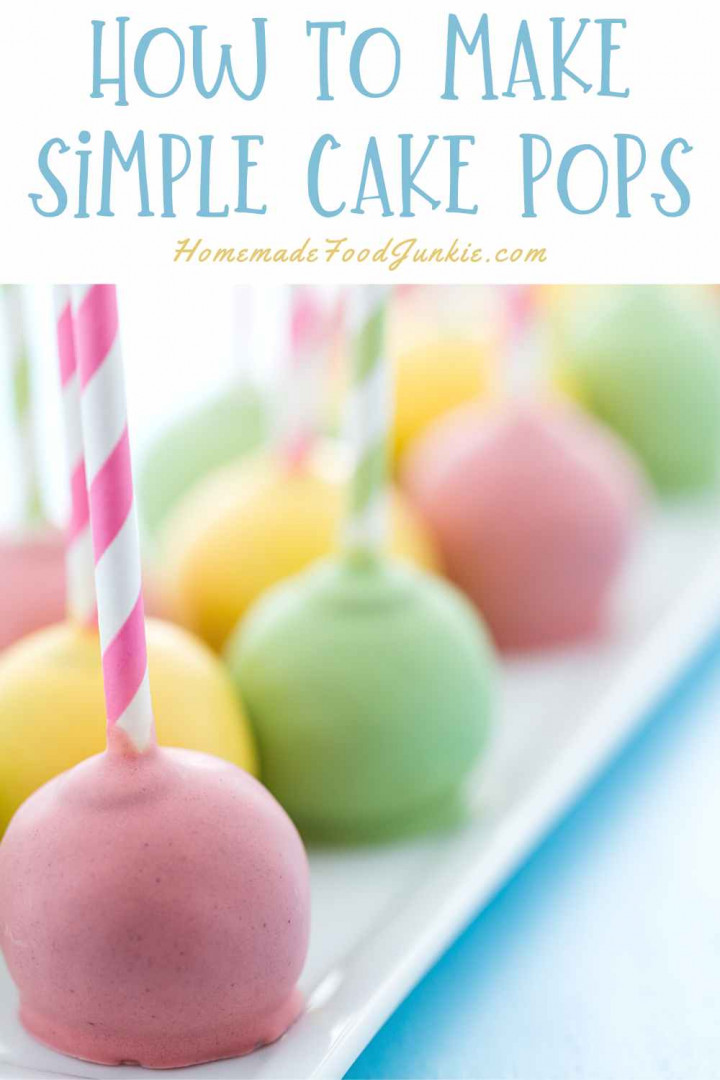 Simple Cake Pop Recipe | Homemade Food Junkie
