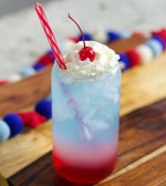 Red White and Blue Non Alcoholic Drink | Homemade Food Junkie