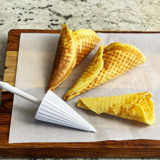 Delicious Waffle Cone Recipe | Homemade Food Junkie