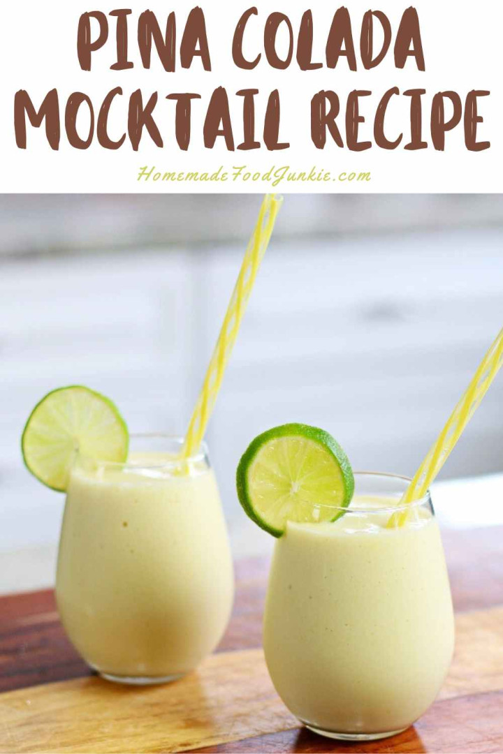 Delicious Virgin Piña Colada Recipe | Homemade Food Junkie