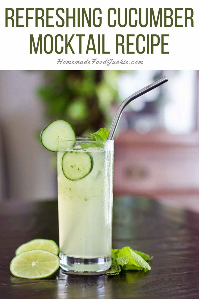 Virgin Cool As A Cucumber Drink | Homemade Food Junkie