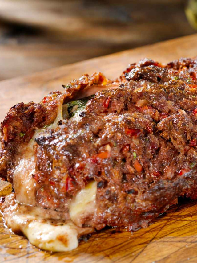 Stuffed Italian Style Meatloaf | Homemade Food Junkie