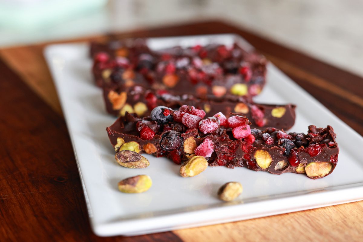 Delicious Dark Chocolate Berry Bars with Toasted Pistachio | Homemade ...