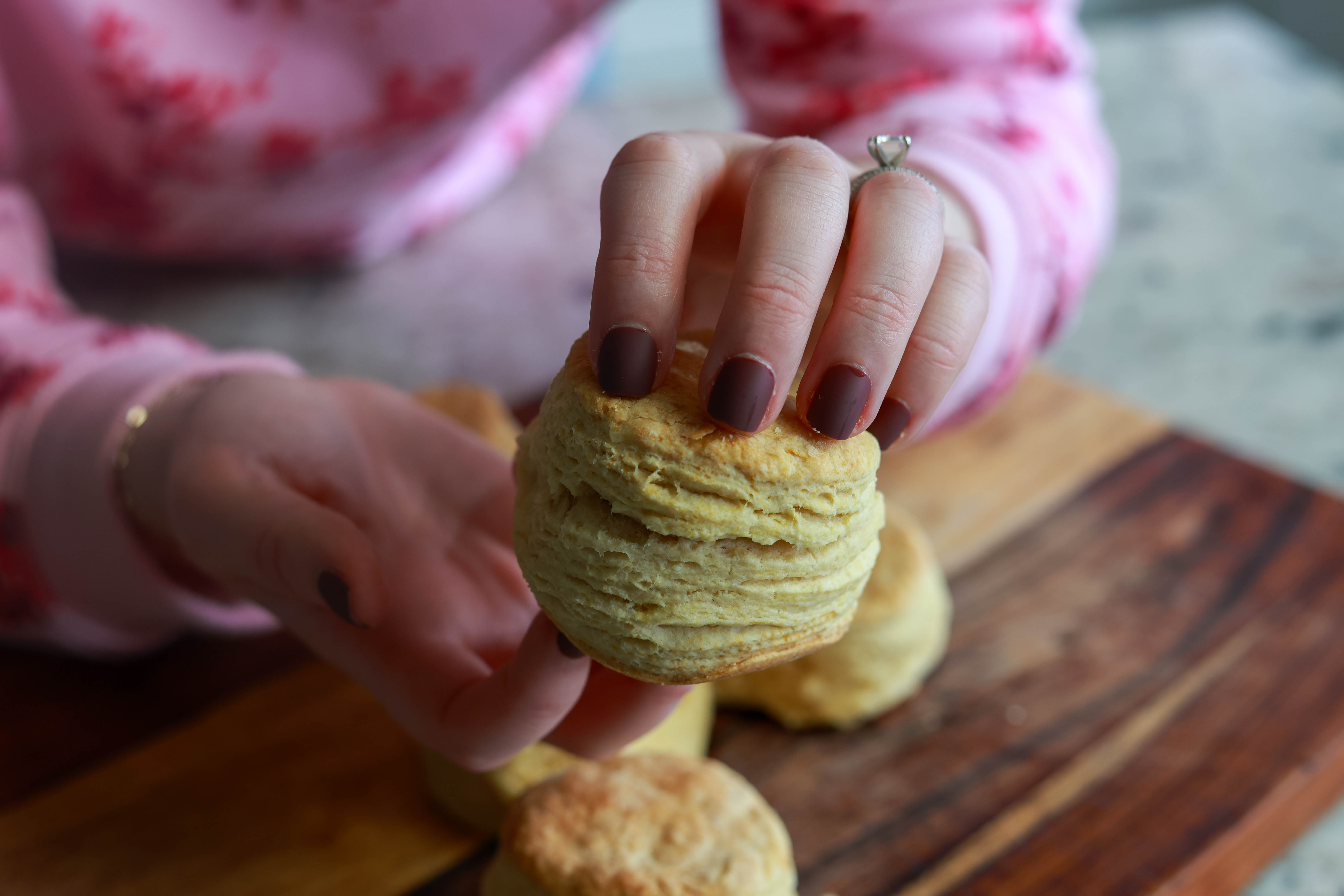 Best Tall and Flaky Sourdough Biscuits | Homemade Food Junkie