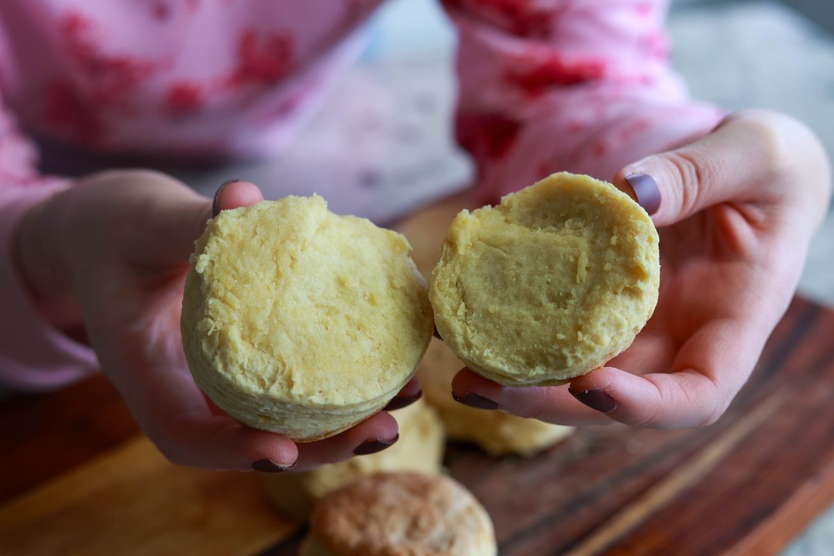 Best Tall and Flaky Sourdough Biscuits | Homemade Food Junkie