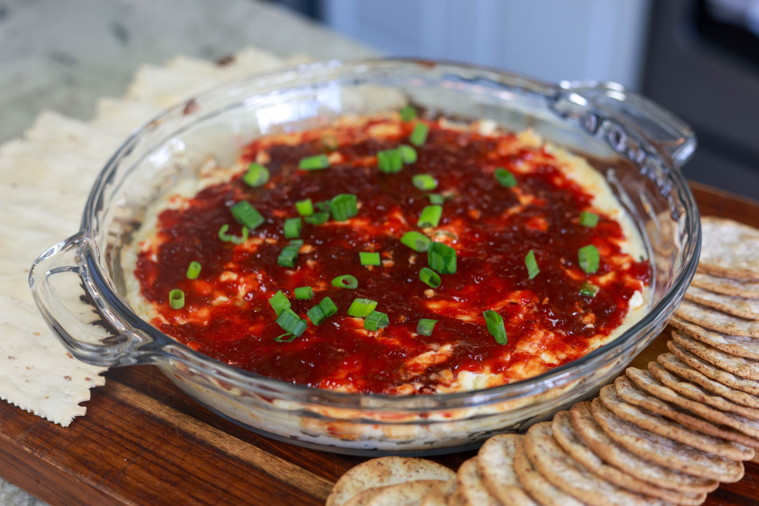 Spicy Baked Pepper Jelly Cheese Dip | Homemade Food Junkie