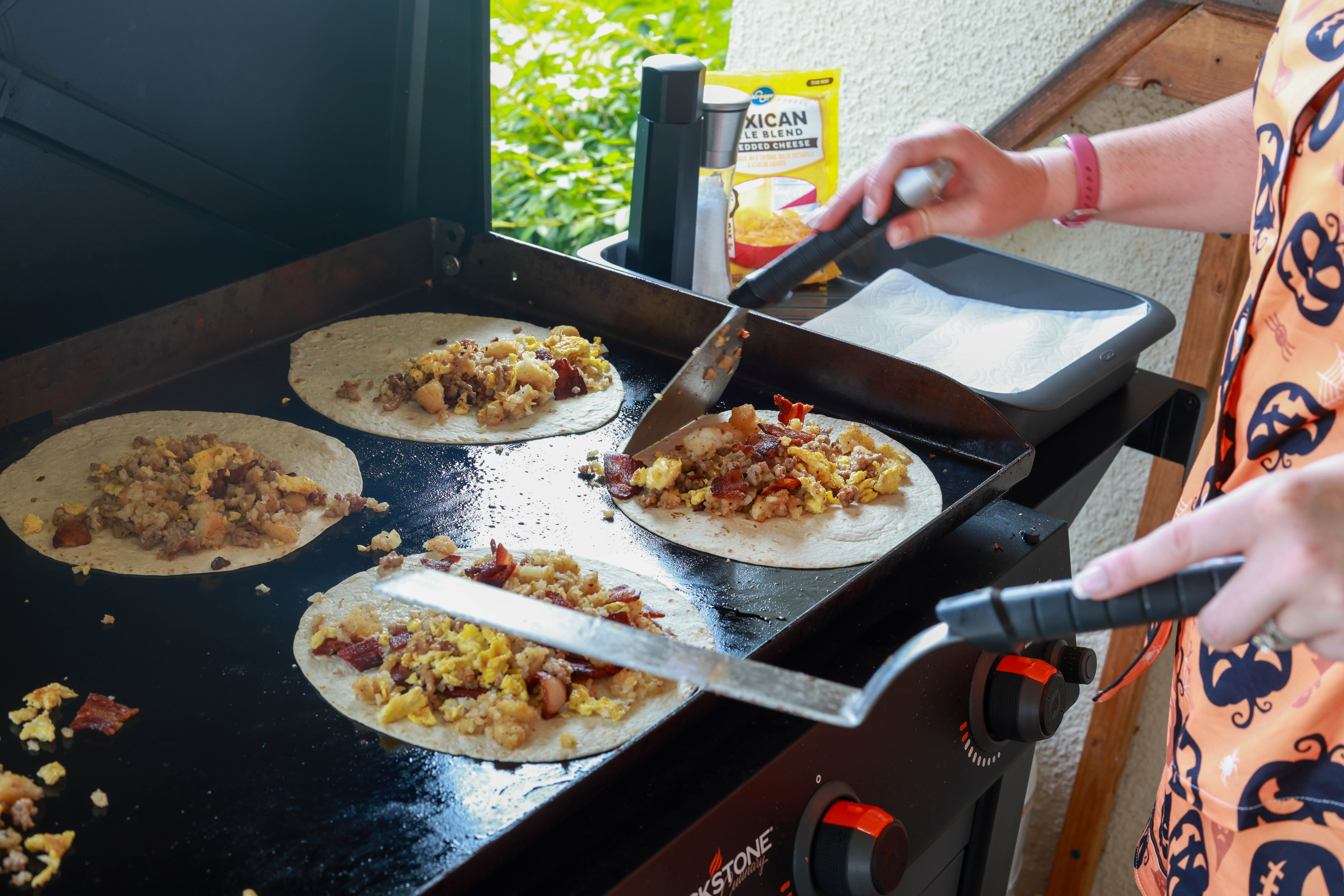 Blackstone Breakfast Burritos | Homemade Food Junkie