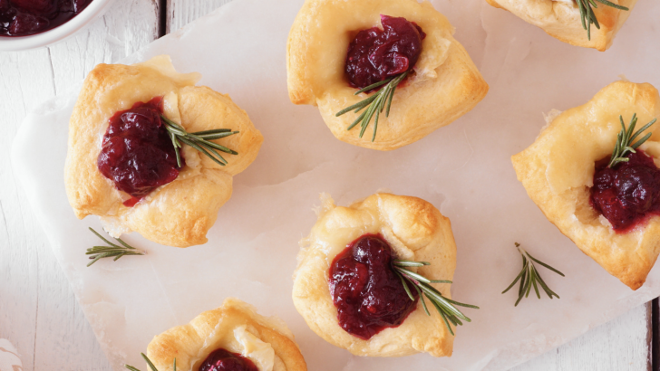 Cranberry Raspberry Brie Bites | Homemade Food Junkie