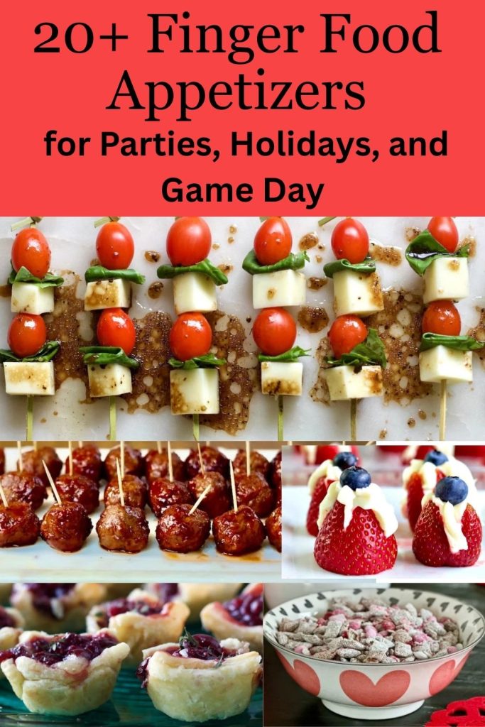 Finger Food Appetizers for Parties, Holidays, and Game Day | Homemade ...