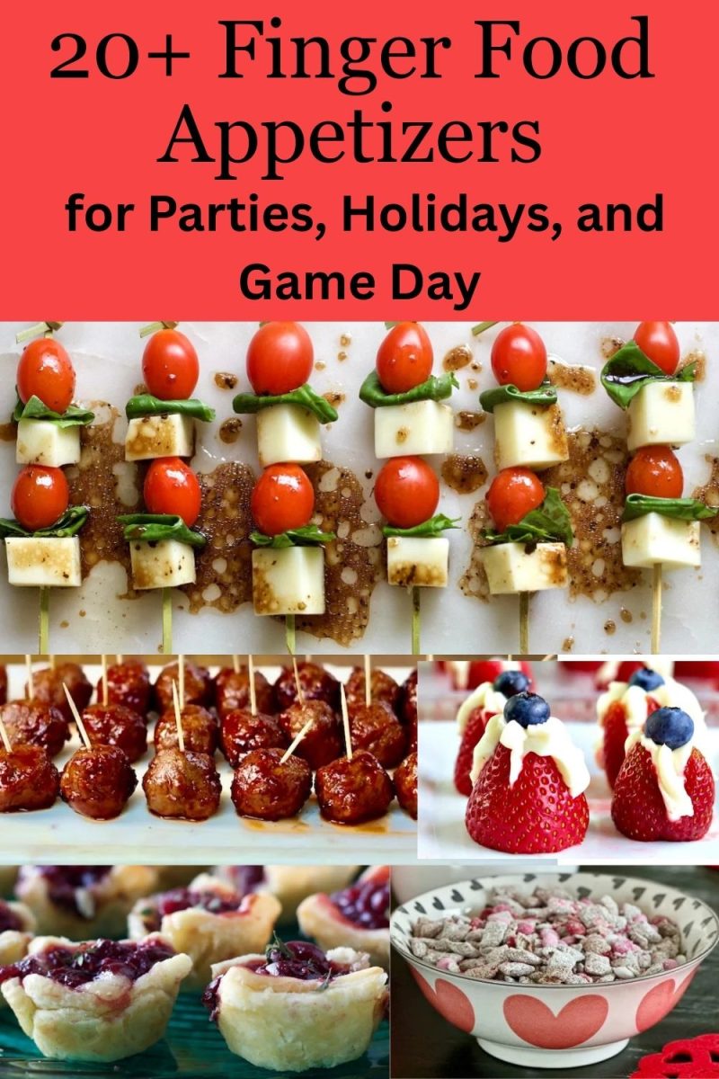 Finger Food Appetizers for Parties, Holidays, and Game Day | Homemade ...